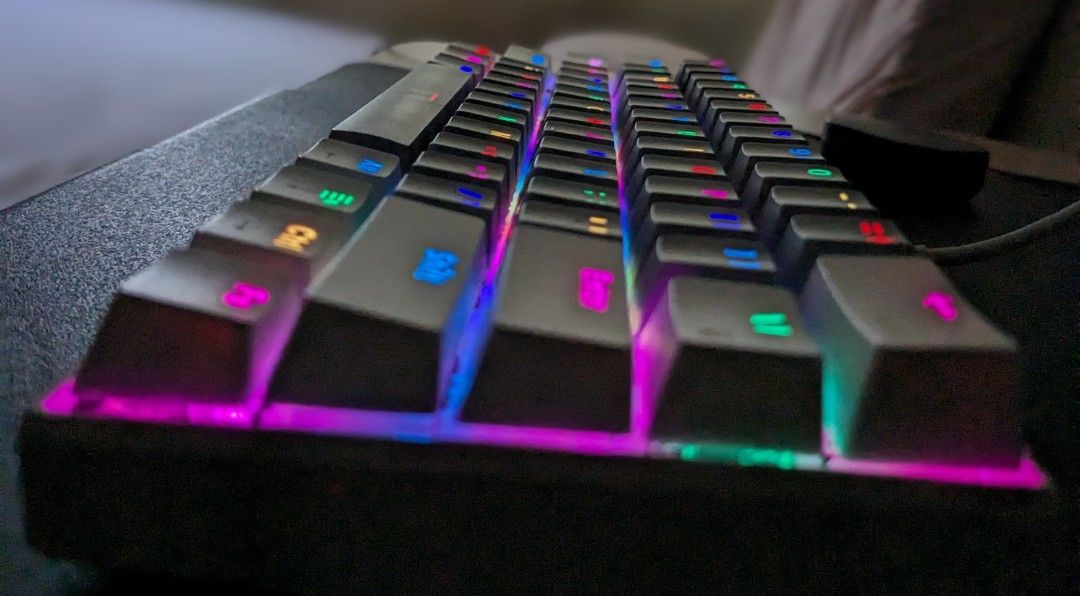*CUSTOM MODDED* rk61 keyboard gaming keyboards RGB hot swappable ...