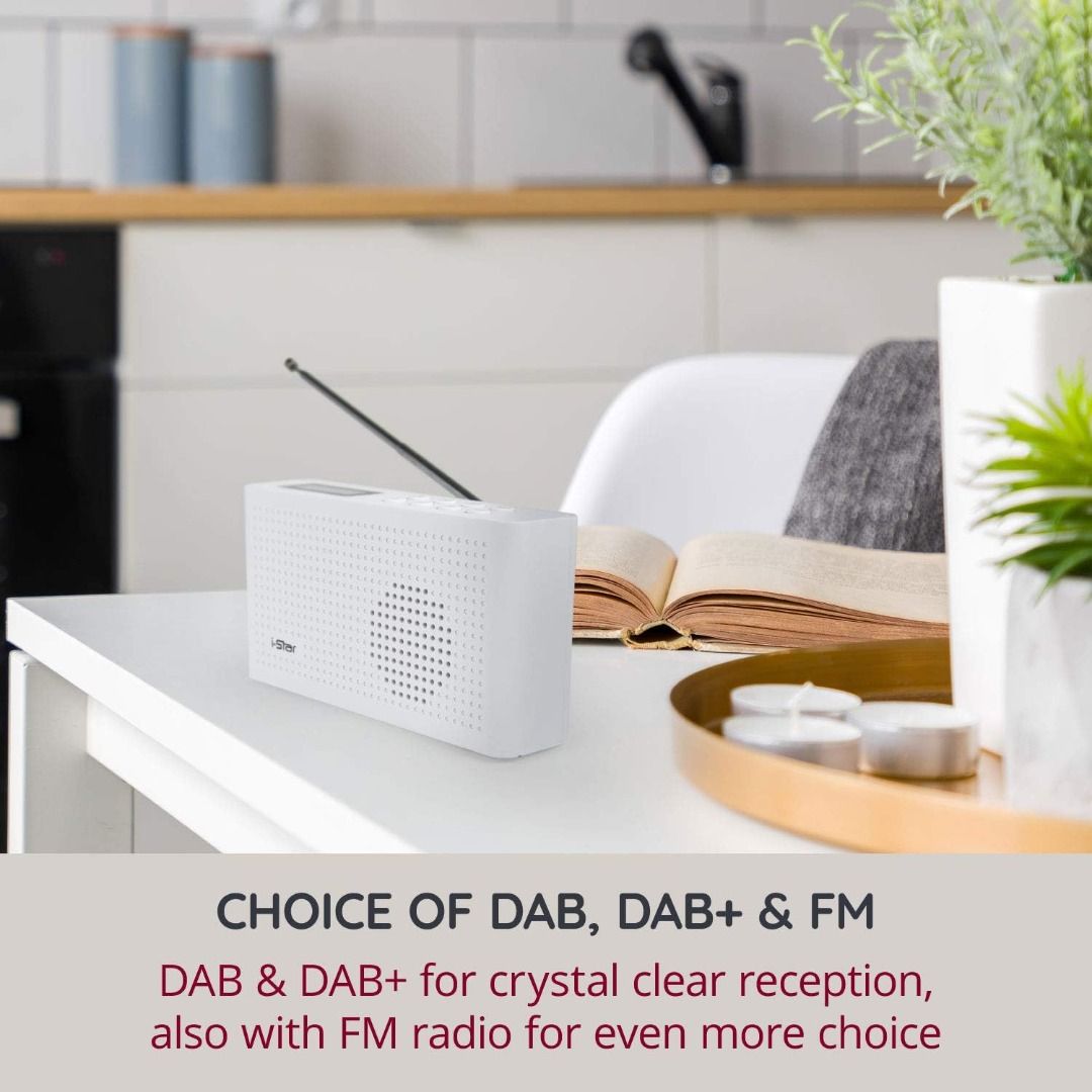 DAB/DAB Digital+ & FM Radio, Portable Mains and Battery Powered DAB ...