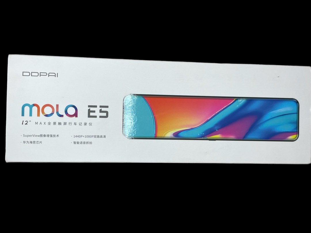 DDPai 盯盯拍 mola E5 後視鏡 1440P 行車記錄儀, 汽車配件, 電子配件 - Carousell