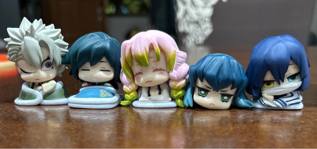 Demon Slayer Hashira mini blanket figurines, Hobbies & Toys ...