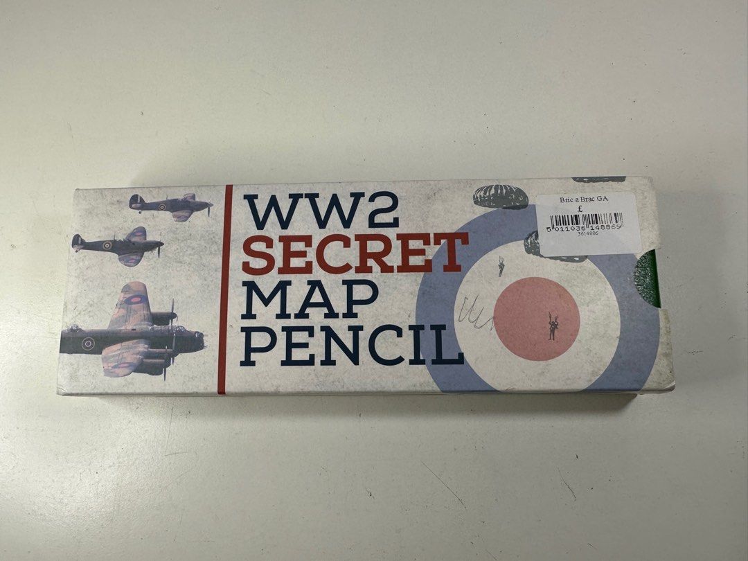 Derwent World War II (WW2) Souvenir Secret Map and Compass Pencil Set ...