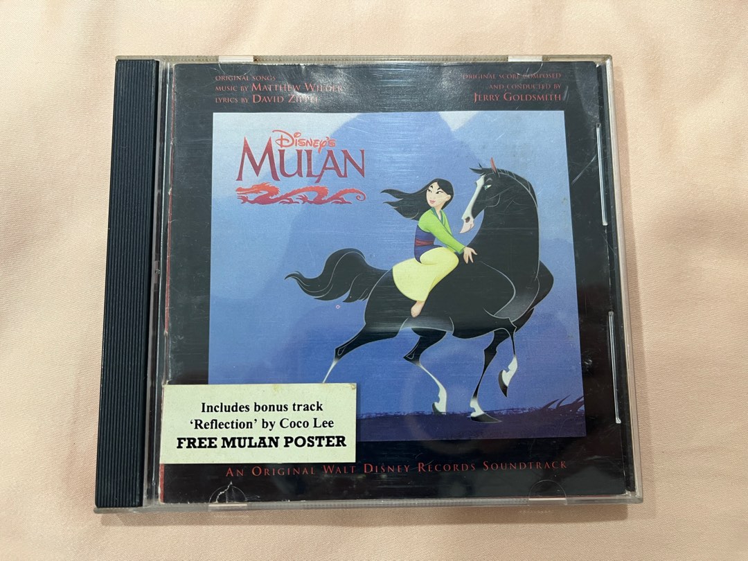 Disney Mulan CD, Hobbies & Toys, Music & Media, CDs & DVDs on Carousell