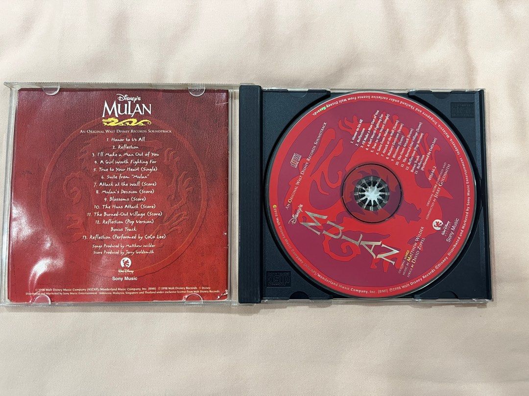 Disney Mulan CD, Hobbies & Toys, Music & Media, CDs & DVDs on Carousell