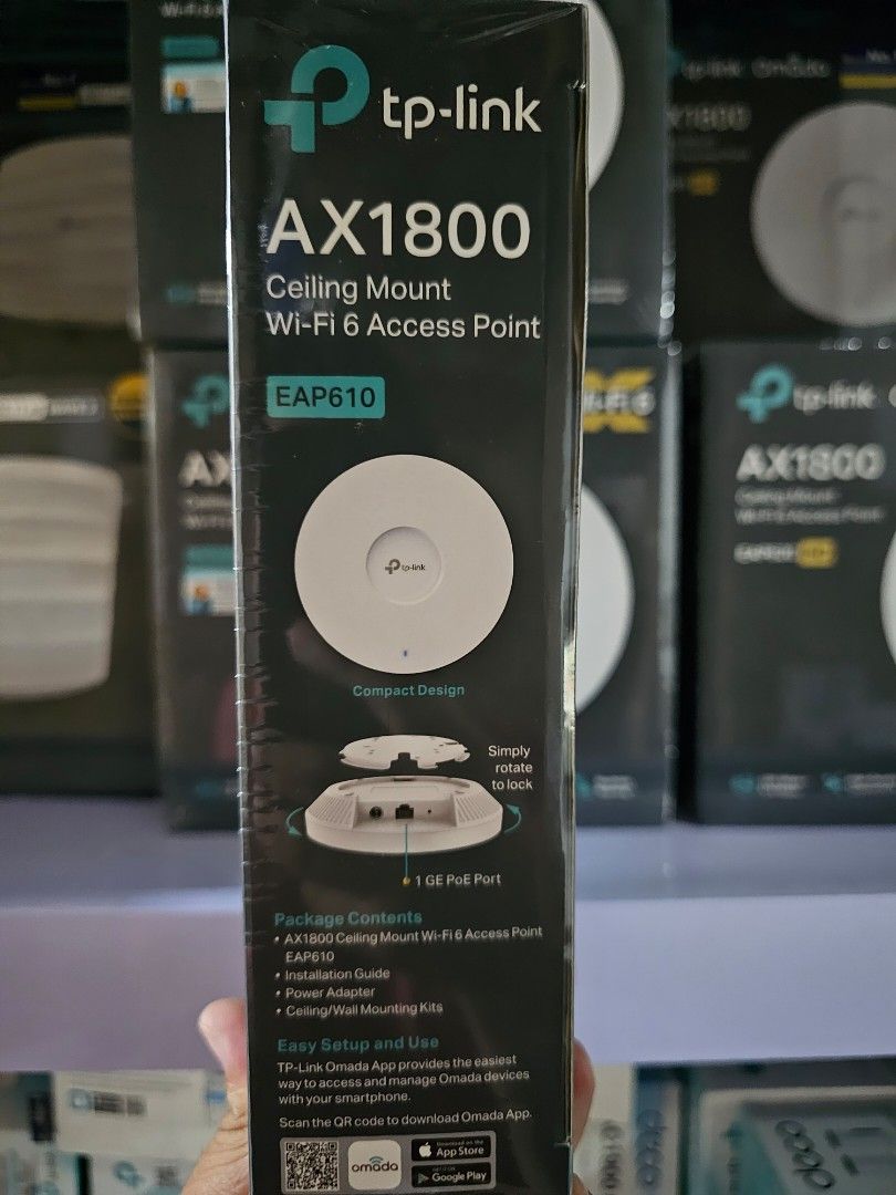 EAP610 - INDOOR (AX1800 CEILING MOINT Wi-Fi 6 ACCESS POINT, Computers ...