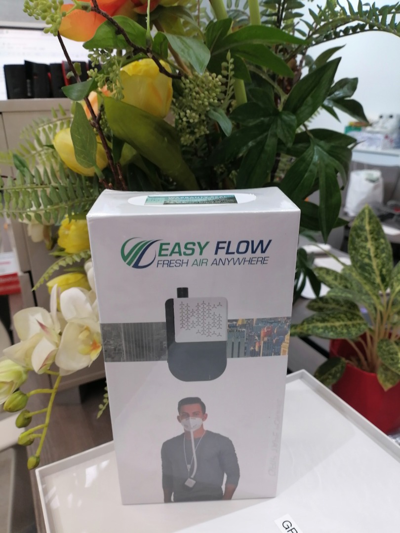 Easy Flow Personal Air Filtration System, Health & Nutrition, Face ...