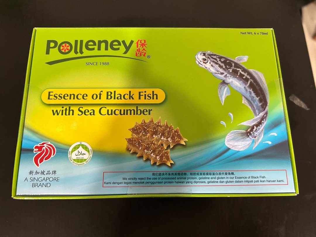 Essence of black fish with sea cucumber, Health & Nutrition, Health ...
