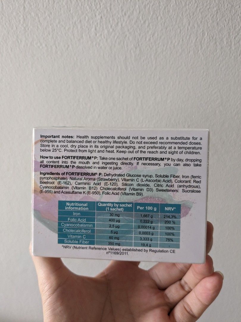Fortiferrum P Iron Supplement, Babies & Kids, Maternity Care on Carousell