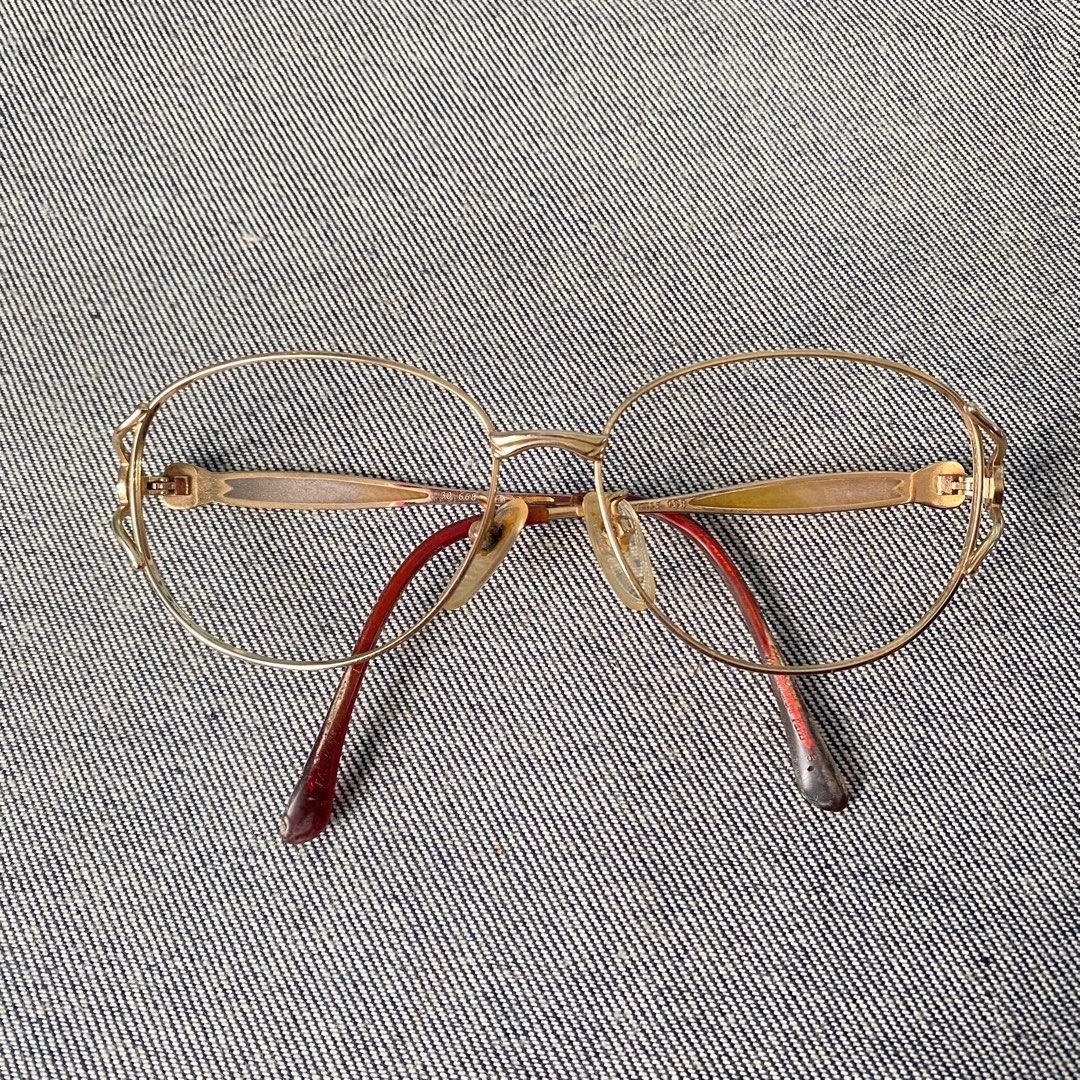 Frames only YSL vintage Design Gold Frame, Women's Fashion, Watches ...