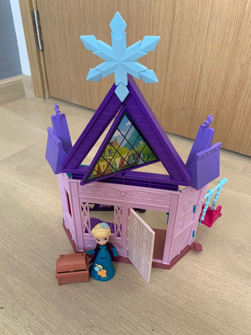 Frozen Elsa doll house, Hobbies & Toys, Toys & Games on Carousell