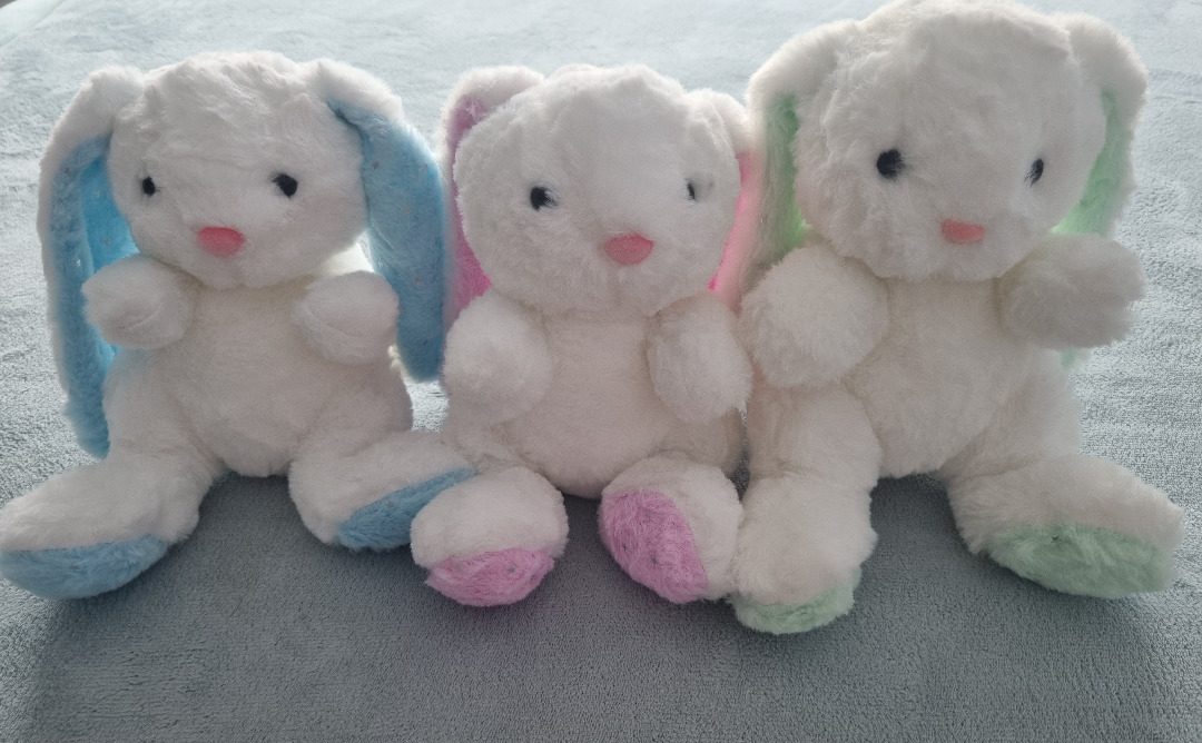 (Fun Claw) Rabbit plushies, Hobbies & Toys, Toys & Games on Carousell