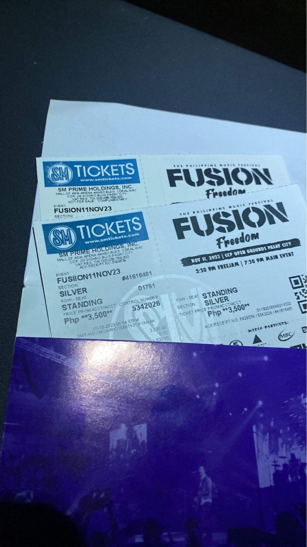 Fusion Freedom Concert, Tickets & Vouchers, Event Tickets on Carousell