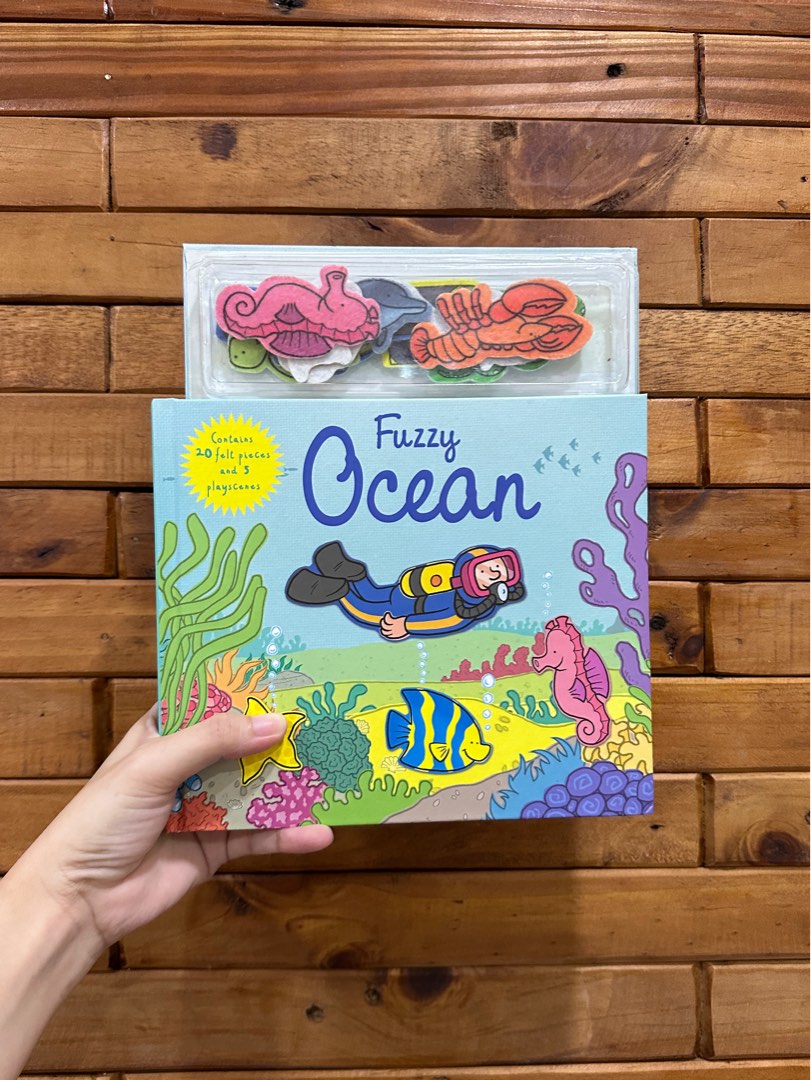 Fuzzy ocean felt interactive book, Hobbies & Toys, Books & Magazines ...