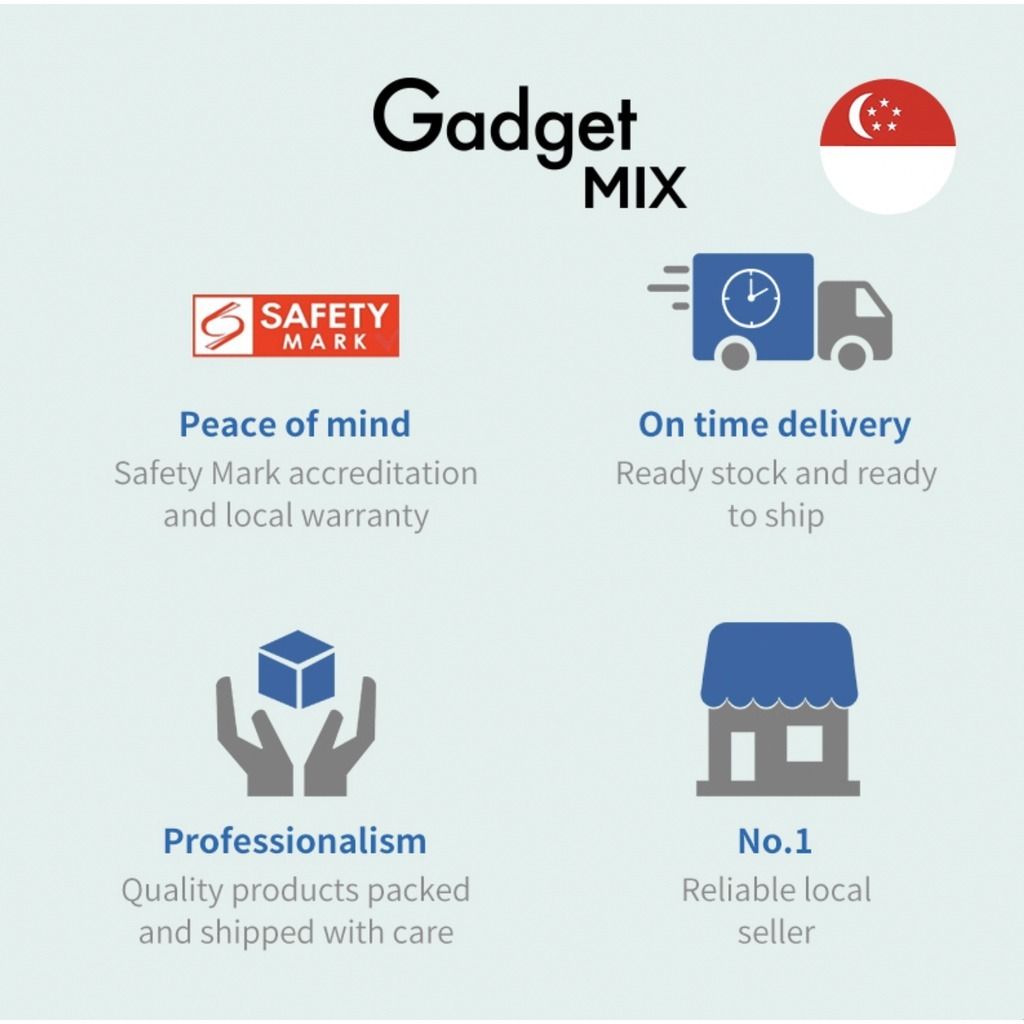 Gadget MIX Multi Plug/ 3-Way Adapter/ Multi Plug Vertical Tower Power ...