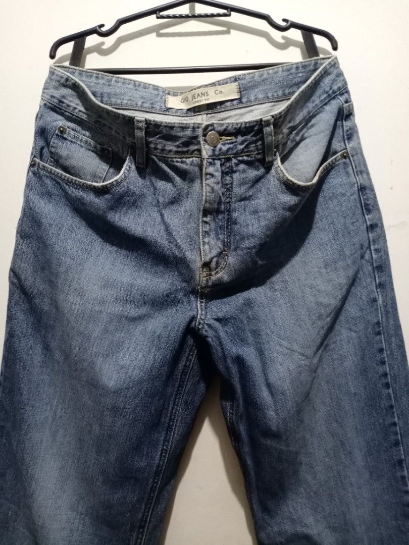 Gio Jeans Co. Loost Fit, Men's Fashion, Bottoms, Jeans on Carousell