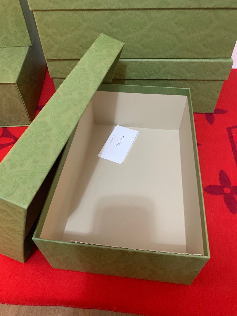 Gucci shoe box, Luxury, Sneakers & Footwear on Carousell