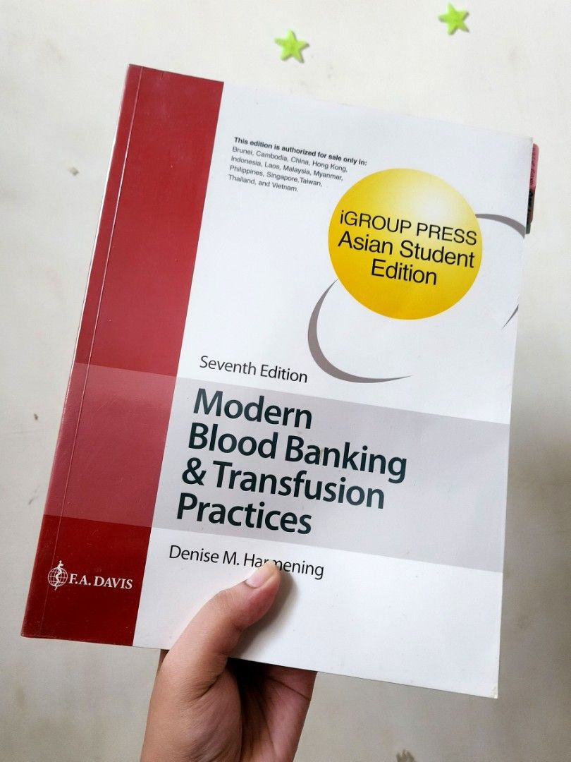 [Harmening, 7th ed.] Modern Blood Banking Techniques, Hobbies & Toys ...