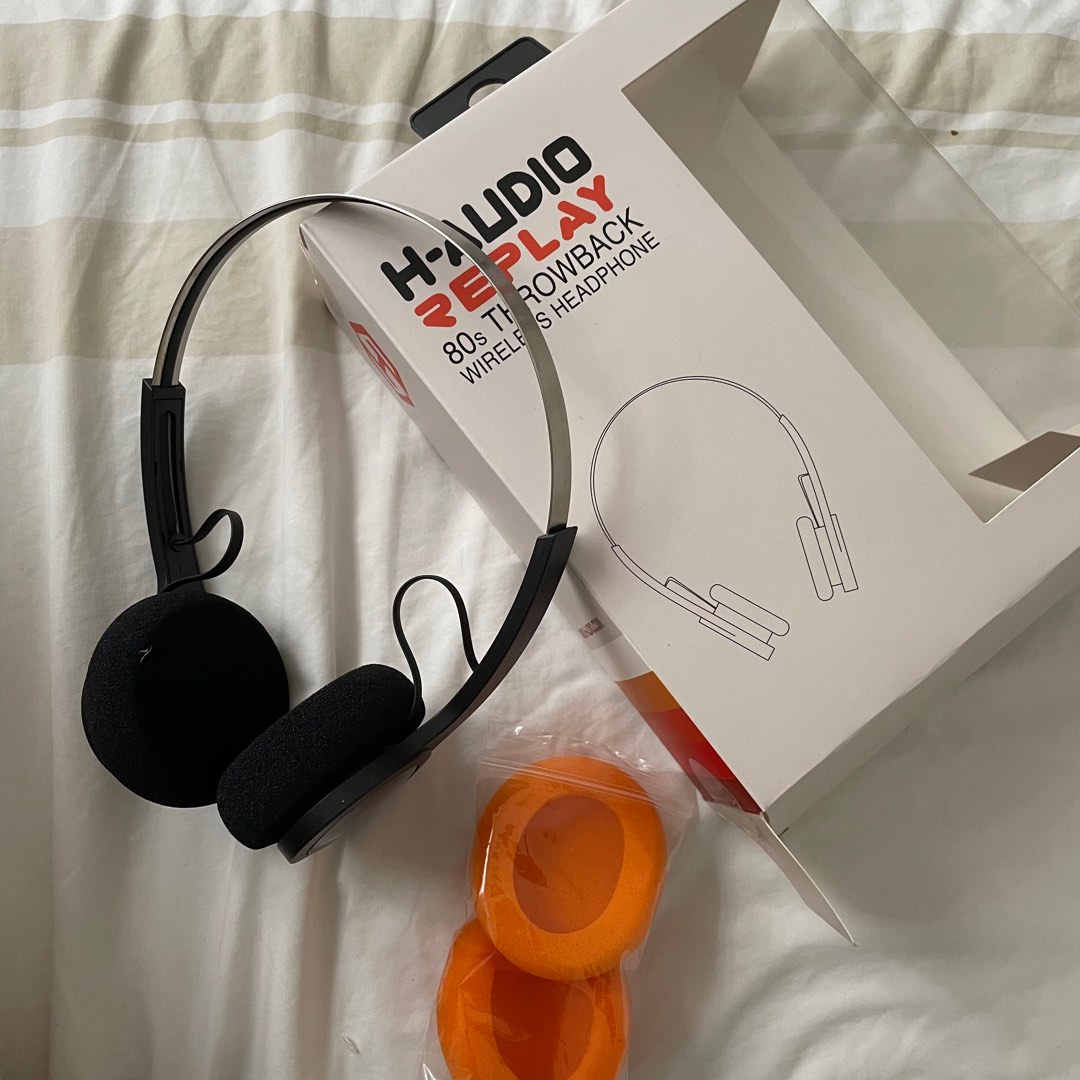 H-Audio Reply 80s Throwback Wireless Headphone, Audio, Headphones ...