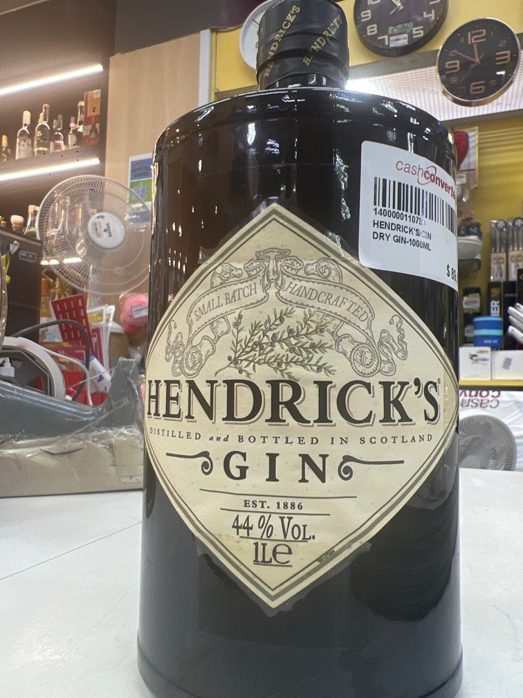Hendrick’s Gin, Food & Drinks, Alcoholic Beverages on Carousell