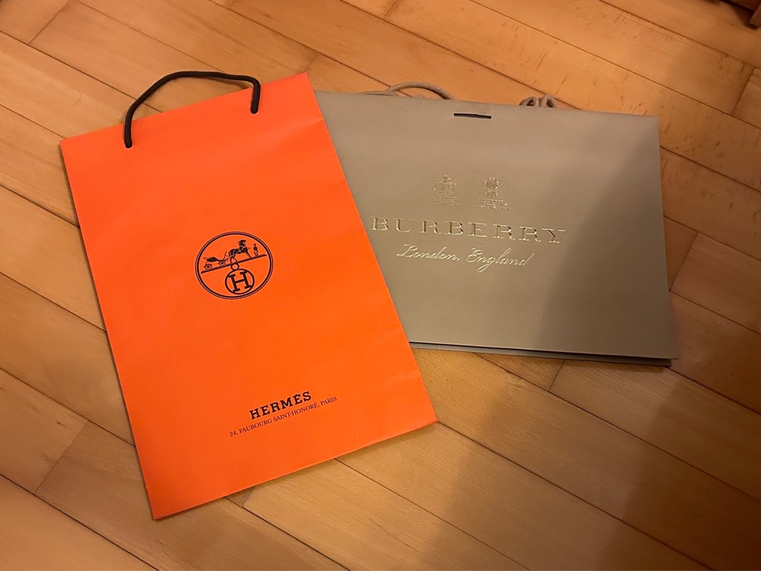 Hermes burberry 紙袋, 其他, 其他 - Carousell