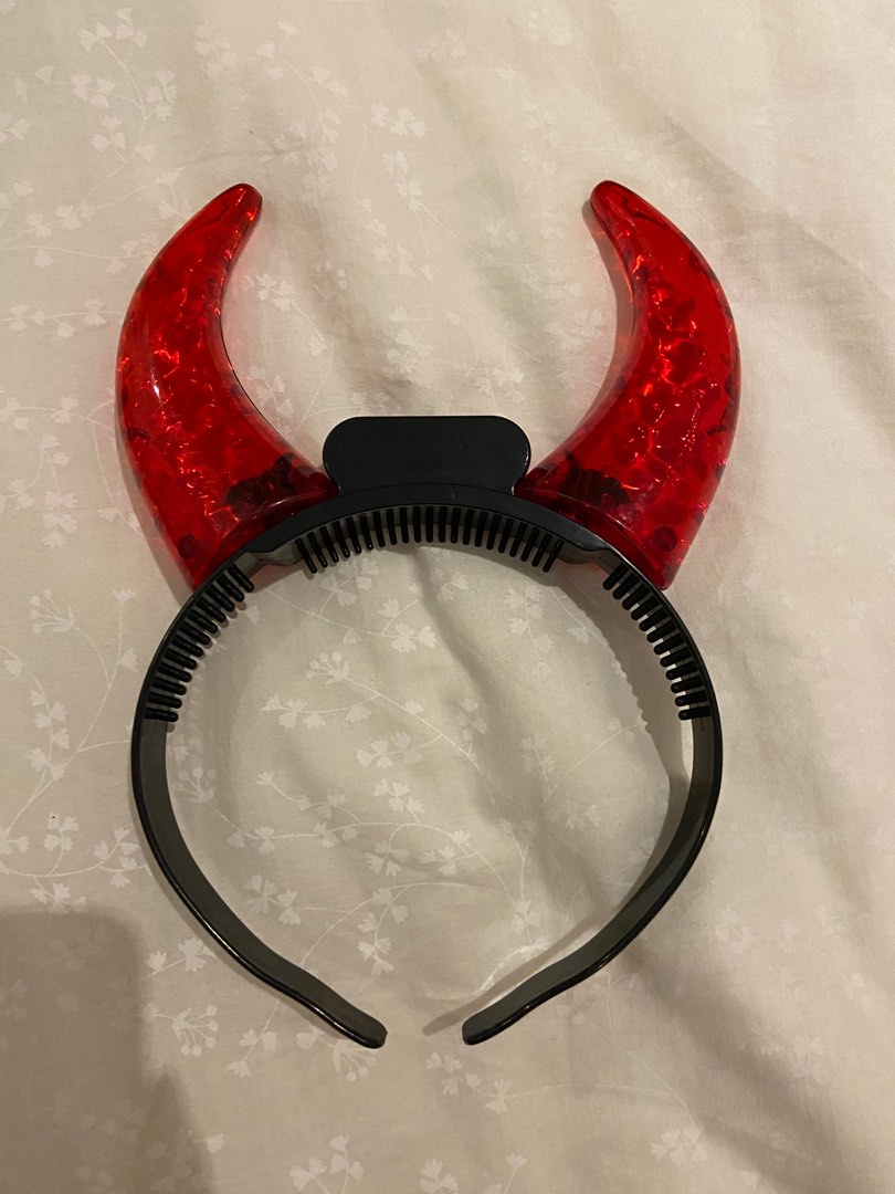 hhn devil horns, Women's Fashion, Watches & Accessories, Hair ...