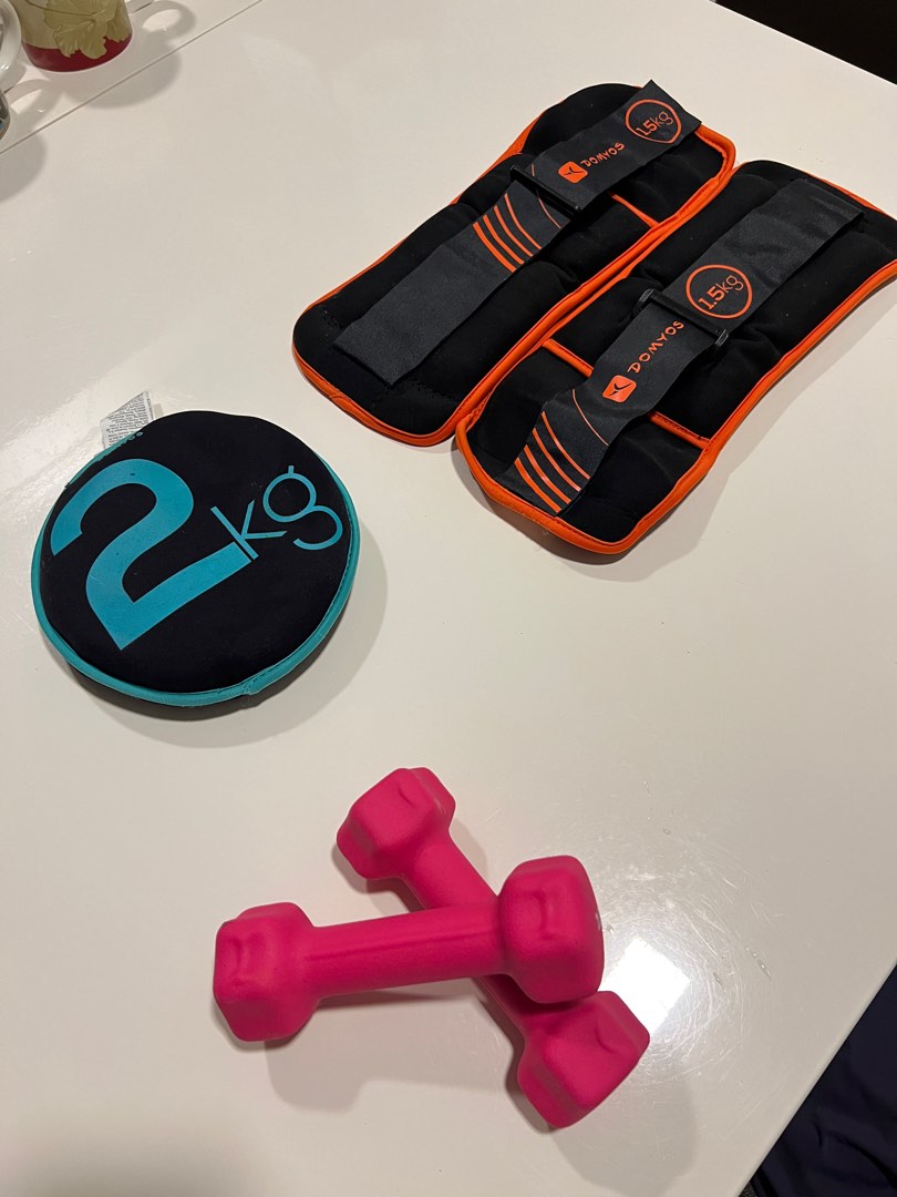 Home gym weights (small weight), Sports Equipment, Exercise & Fitness ...