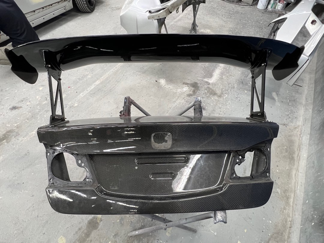 Honda Civic ( 06-11 ) Rear Carbon Fiber Boot with GT Wing FD1/FD2/FD2R ...