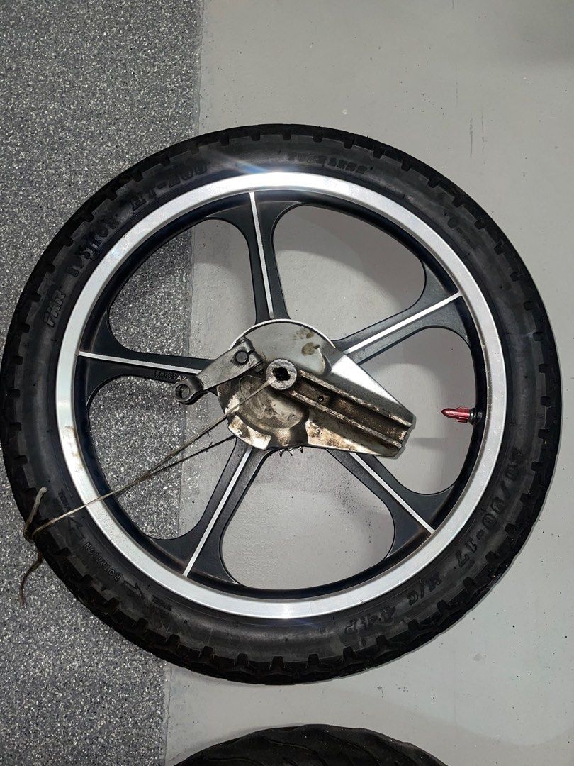 Honda Wave125 rim and tyre, Motorcycles, Motorcycle Accessories on ...