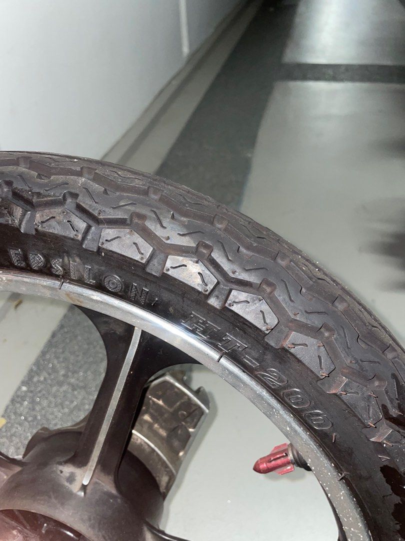 Honda Wave125 rim and tyre, Motorcycles, Motorcycle Accessories on ...