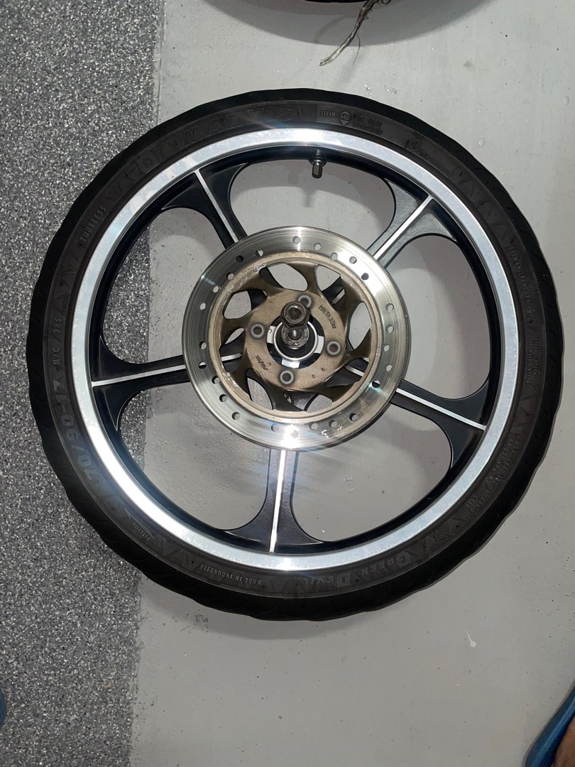 Honda Wave125 rim and tyre, Motorcycles, Motorcycle Accessories on ...