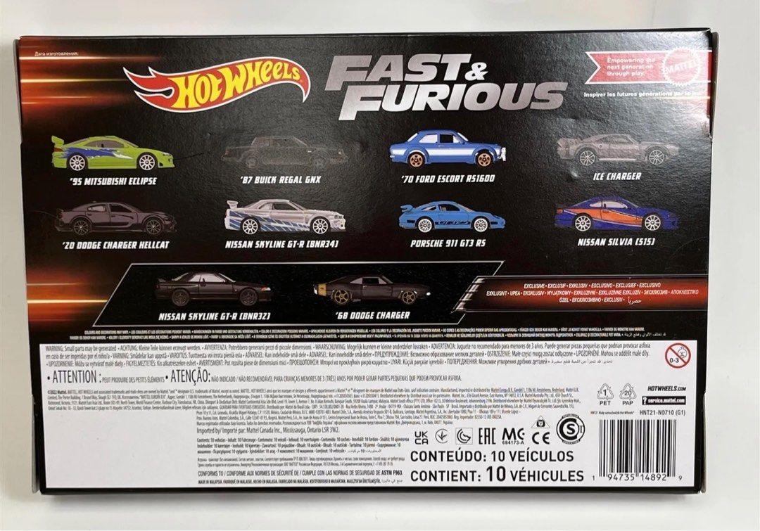 Hotwheels Fast and Furious Box Set., Hobbies & Toys, Toys & Games on ...