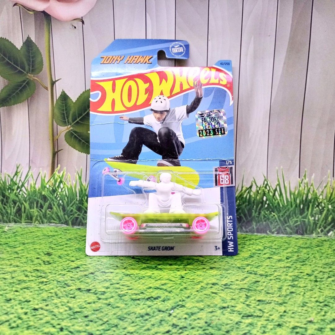 Hot Wheels Skate Grom Tony Hawk Hijau 2013 Original, Toys ...