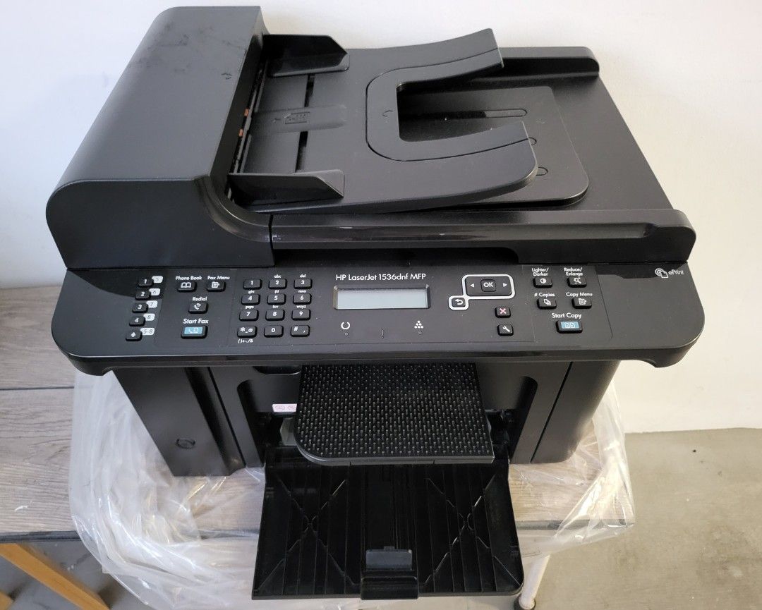 HP LaserJet Pro M1536dnf Multi function Printer, Computers & Tech ...