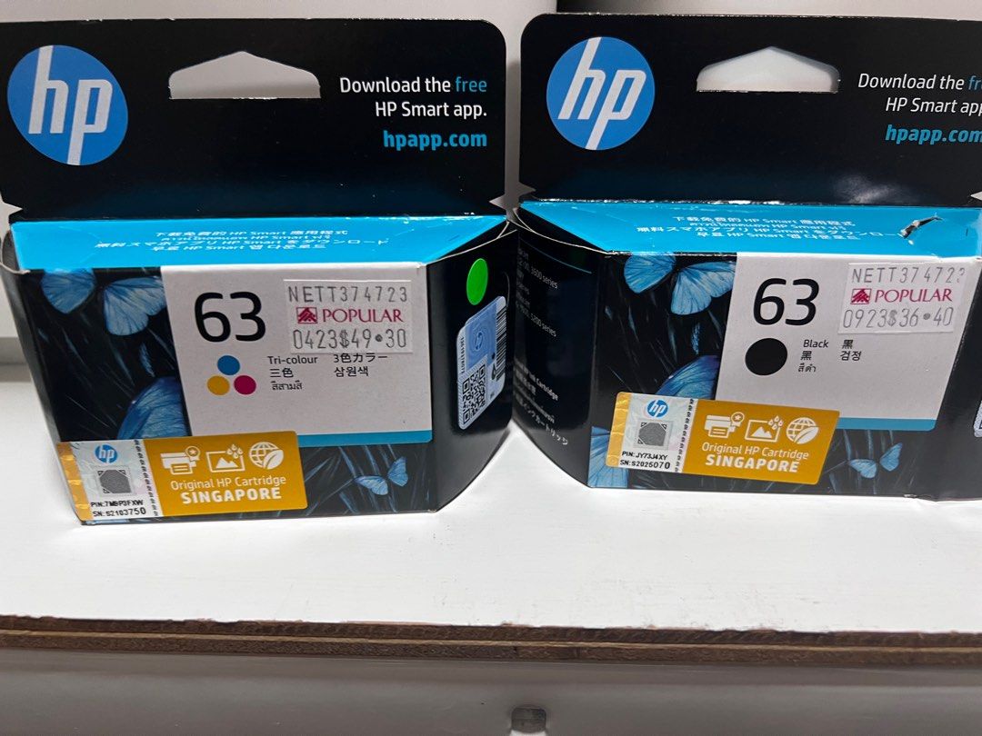 HP Printer Ink 63, Computers & Tech, Printers, Scanners & Copiers on ...