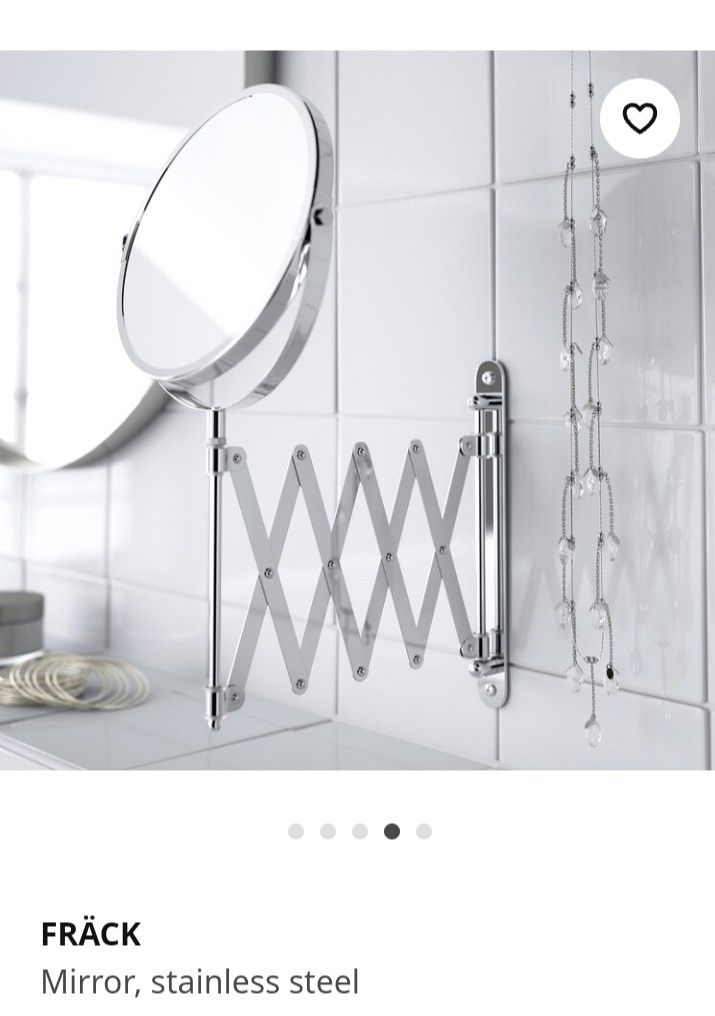 Ikea frack mirror, Furniture & Home Living, Bathroom & Kitchen Fixtures ...