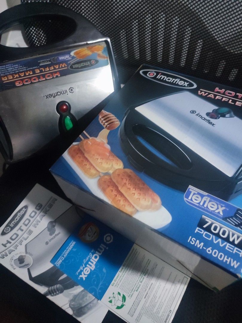 Imarflex Hotdog waffle maker, TV & Home Appliances, Kitchen Appliances ...