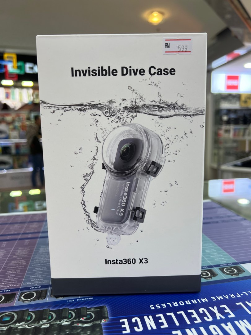 Insta360 X3 invisible dive case, Photography, Photography Accessories ...