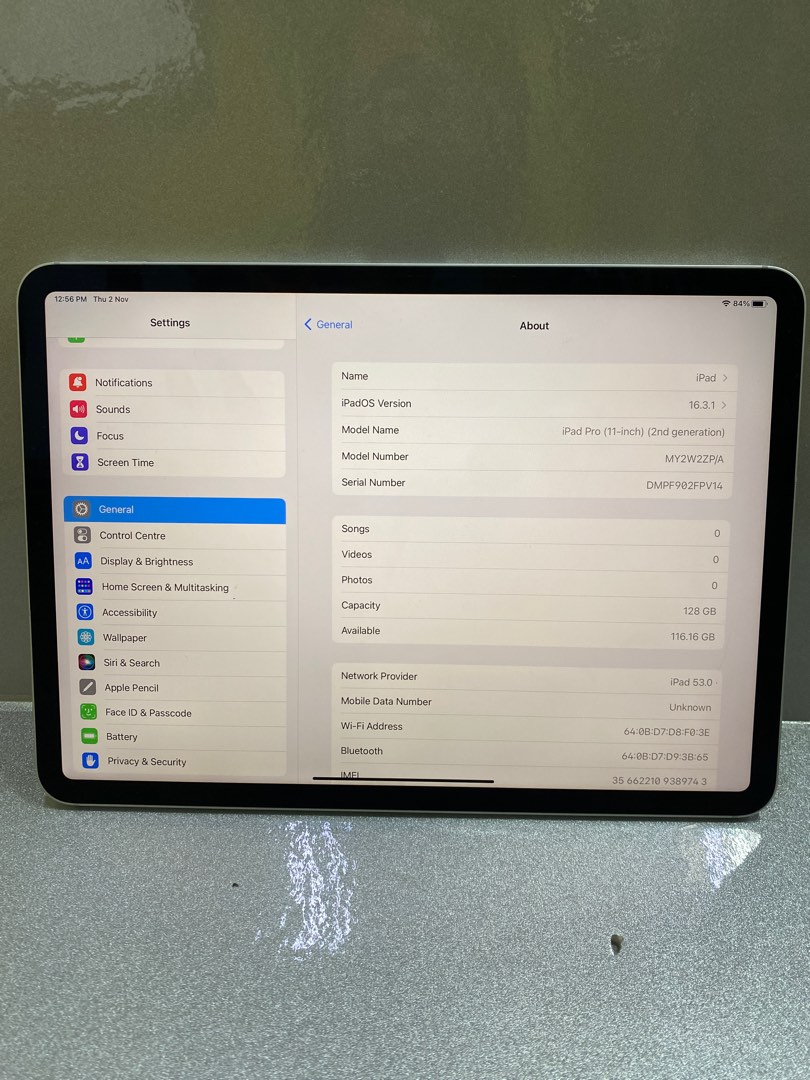 iPad Pro 11 2nd Gen WiFi + Cellular Silver 128GB, Mobile Phones ...