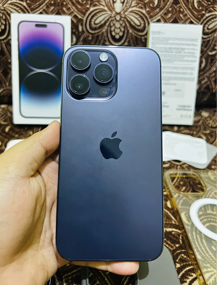 iPhone 14 Pro Max Deep Purple 256GB 5G Factory Unlocked 95% Battery ...
