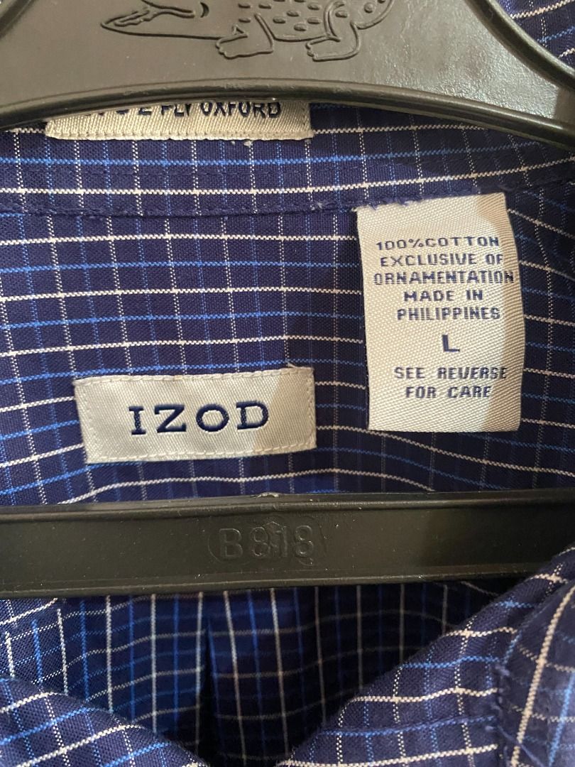 IZOD 80's 2 Ply Oxford Polo, Men's Fashion, Tops & Sets, Formal Shirts on Carousell