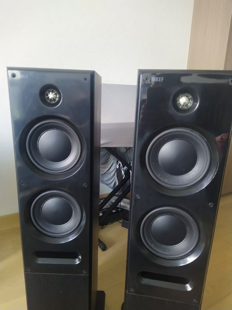KEF C7 Floor Standing Speakers 前置 座地喇叭 揚聲器, 音響器材, Soundbar、揚聲器、藍牙喇叭、耳擴 ...