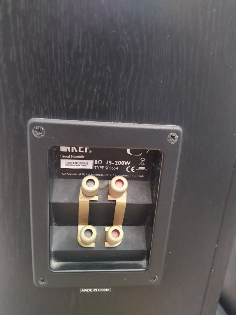 KEF C7 Floor Standing Speakers 前置 座地喇叭 揚聲器, 音響器材, Soundbar、揚聲器、藍牙喇叭、耳擴 ...