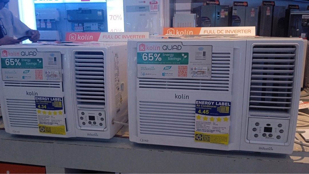 KOLIN WINDOW TYPE INVERTER AIRCON KAG75WCINV KAG100WCINV KAG145WCINV ...