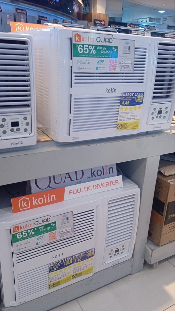 KOLIN WINDOW TYPE INVERTER AIRCON KAG75WCINV KAG100WCINV KAG145WCINV ...