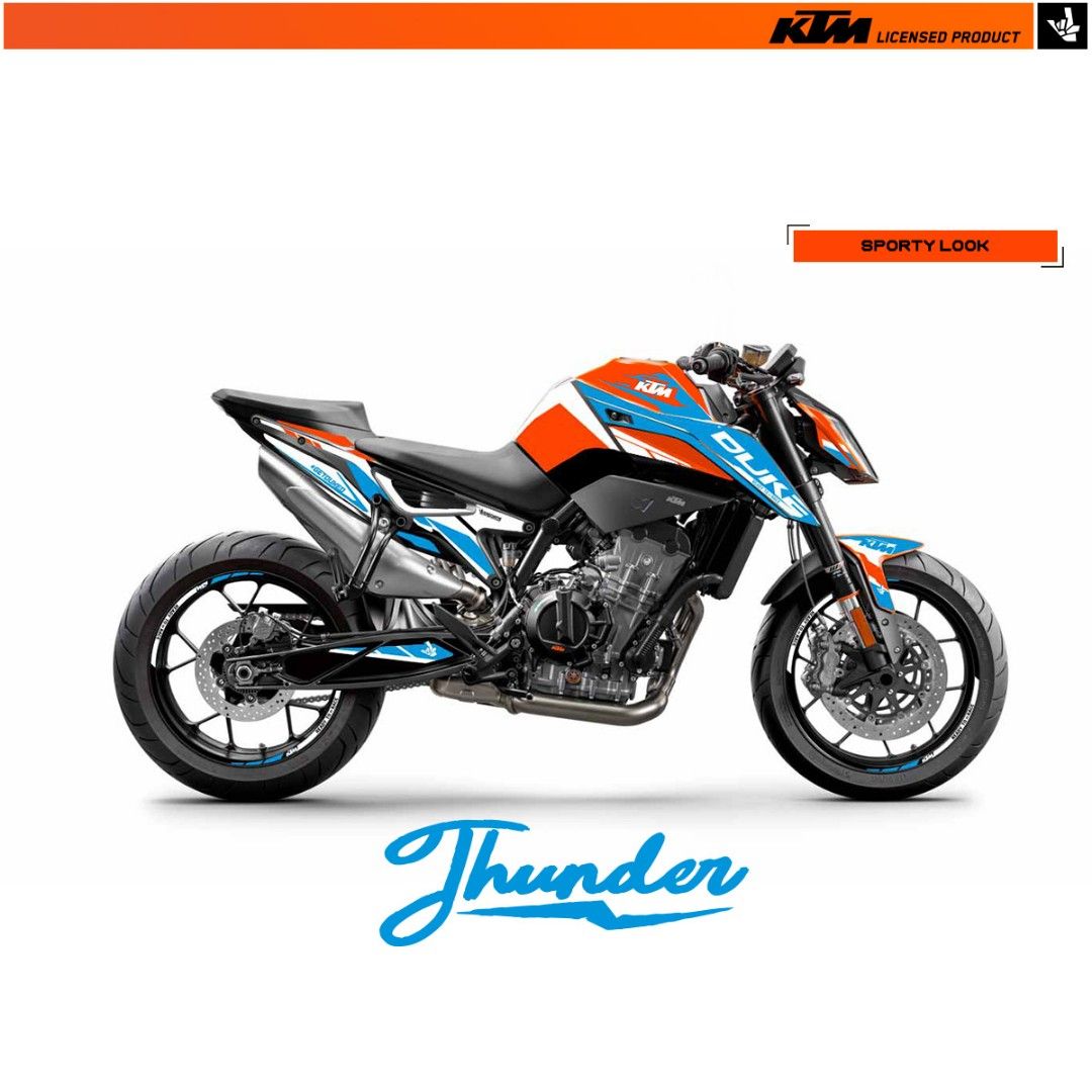 KTM Duke 790 890 Decal, Motorcycles, Motorcycle Accessories on Carousell