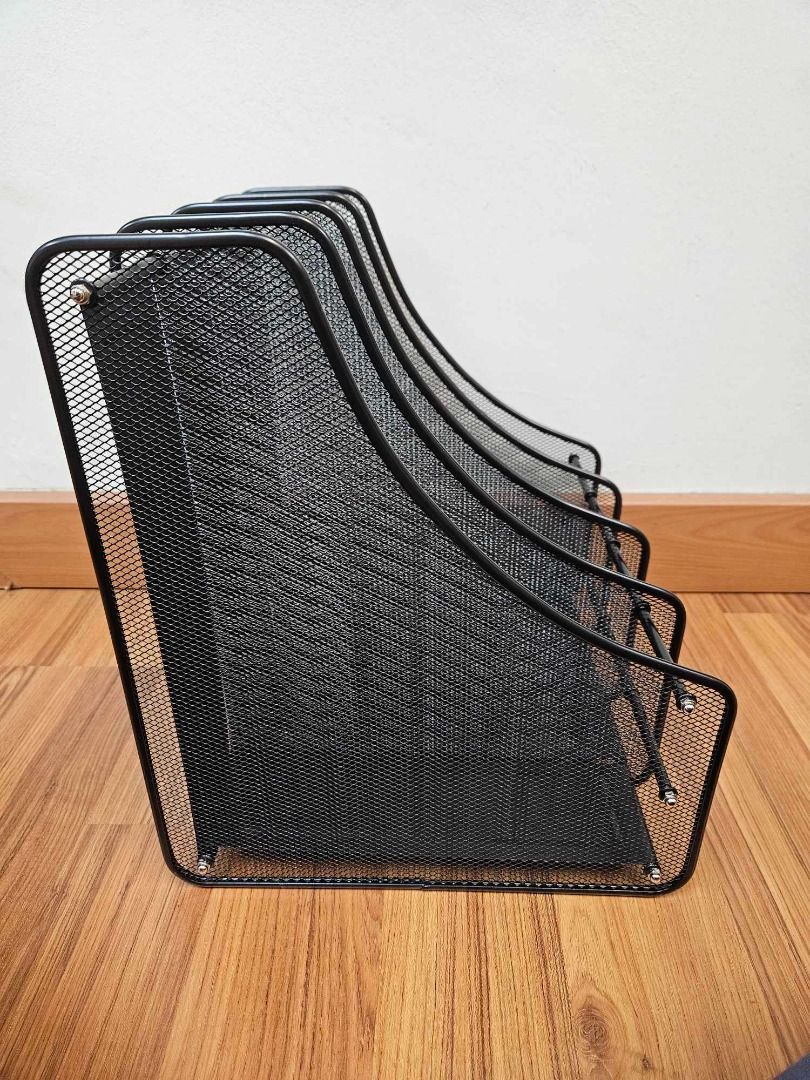 L Shape Magazine Rack (4 Sections), Hobbies & Toys, Stationery & Craft ...