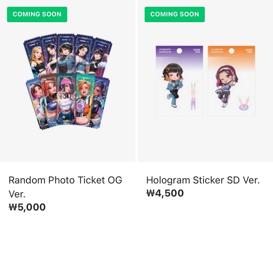 LE SSERAFIM X OVERWATCH 2 Official Goods, Hobbies & Toys, Memorabilia ...