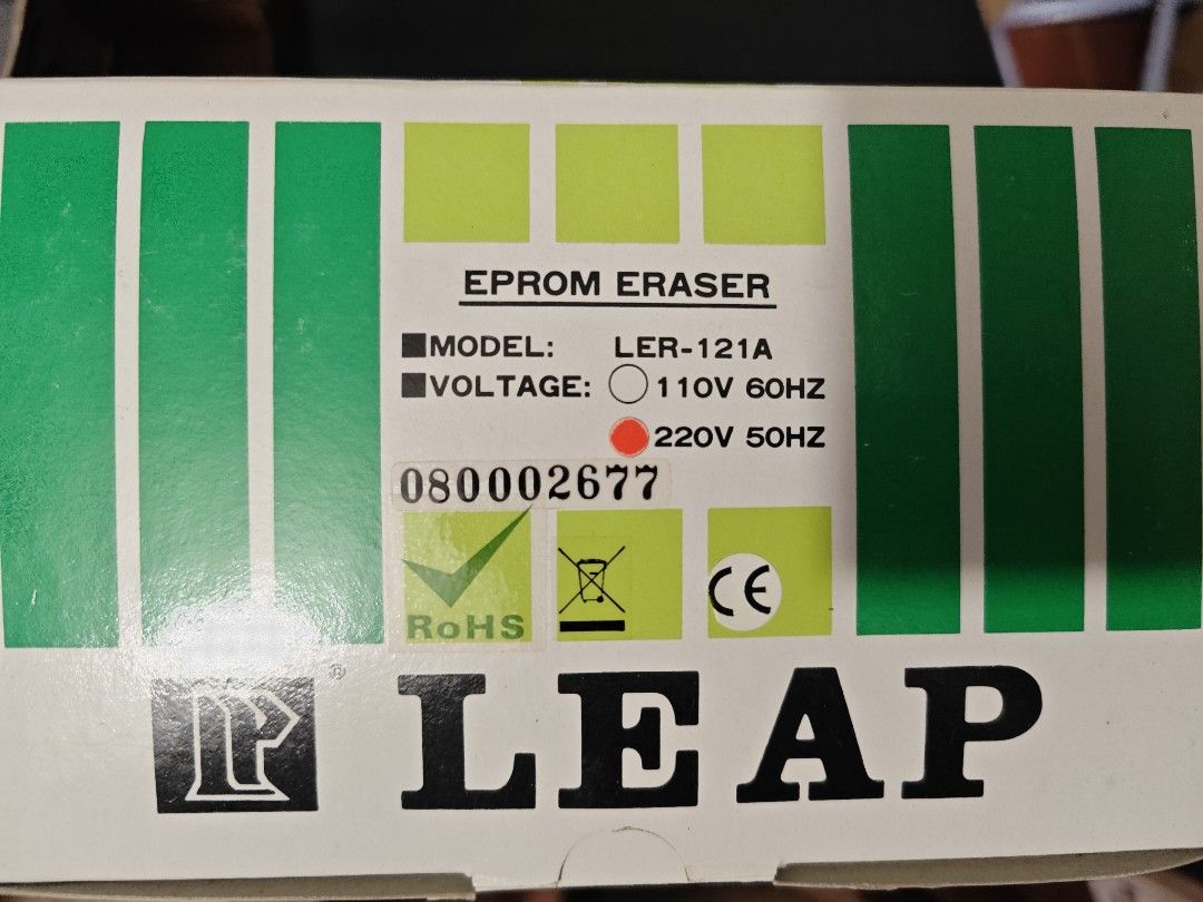 Leap EPROM eraser, Computers & Tech, Parts & Accessories, Computer ...
