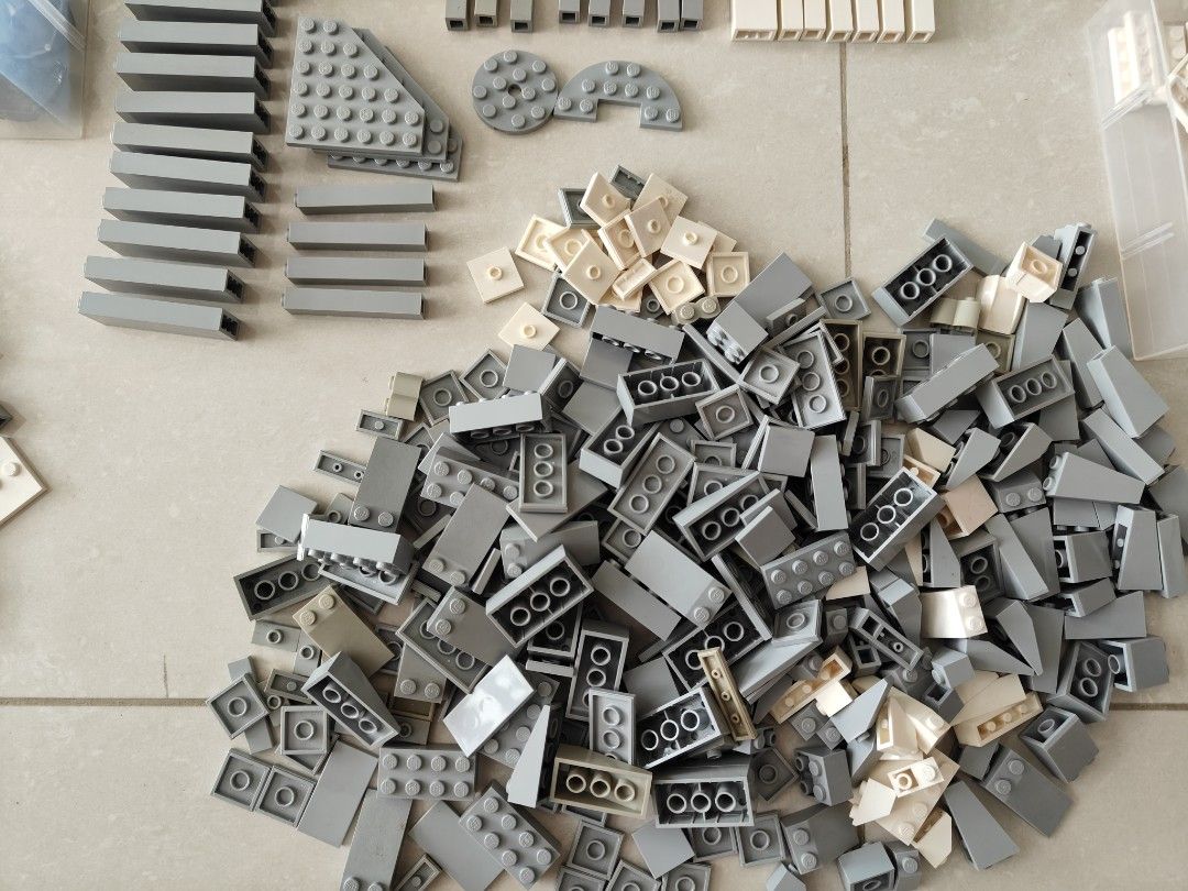 Lego assorted bricks and tiles, Hobbies & Toys, Toys & Games on Carousell
