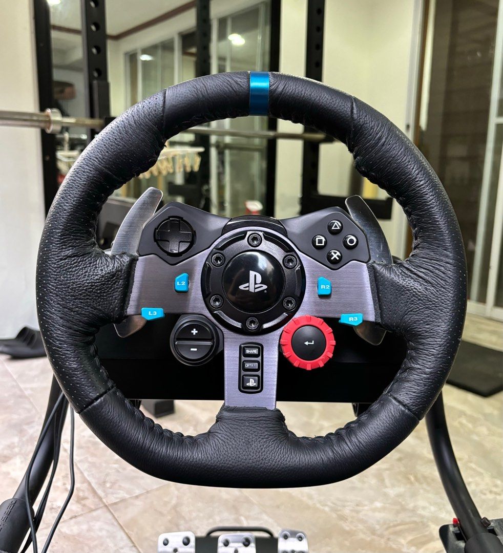 Logitech G29 Playseat Challenge Racing Sim Rig, Video Gaming, Gaming ...