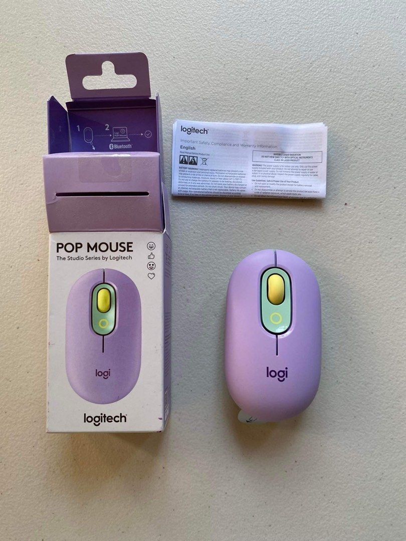 Logitech Pop Mouse wireless mouse, Computers & Tech, Parts ...
